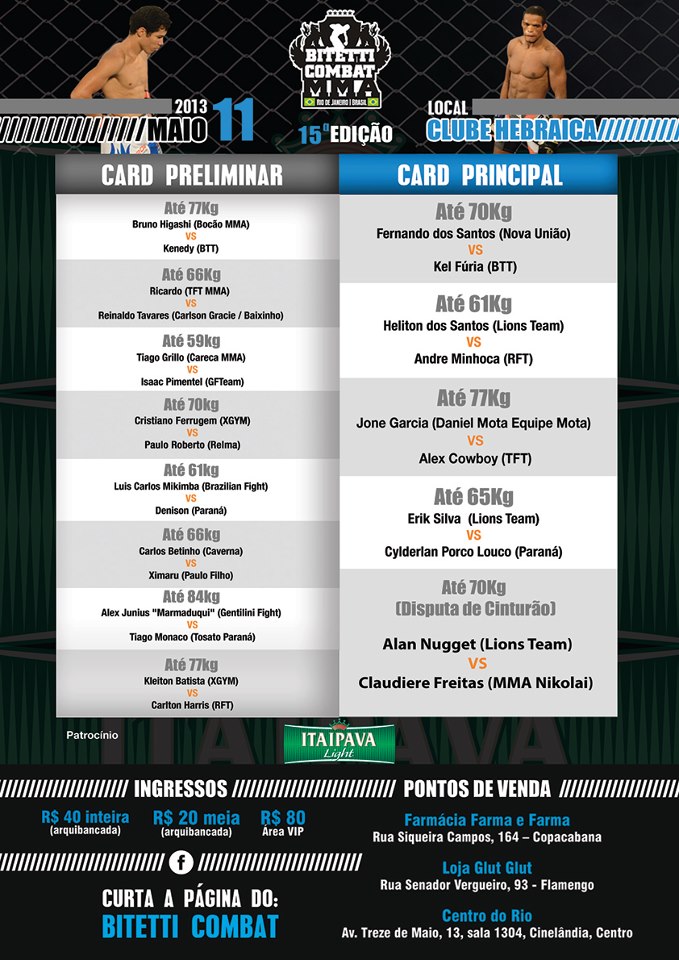 Vai Acontecer – Max Sport 13.2 – Bitetti Combat 15 – Planeta Octógono