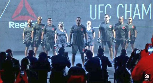 UFC revela uniformes de lutadores em evento de empresa esportiva ...
